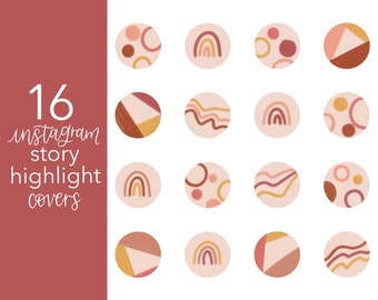 Preppy Instagram Story Highlight Covers Digital Download - Etsy
