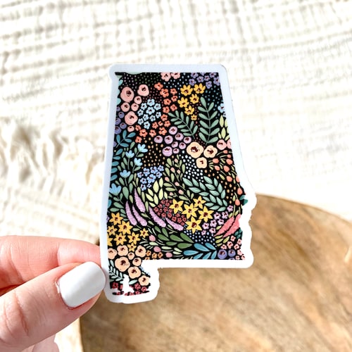 Alabama State Decal Alabama Vinyl Decal Sticker for Car - Etsy