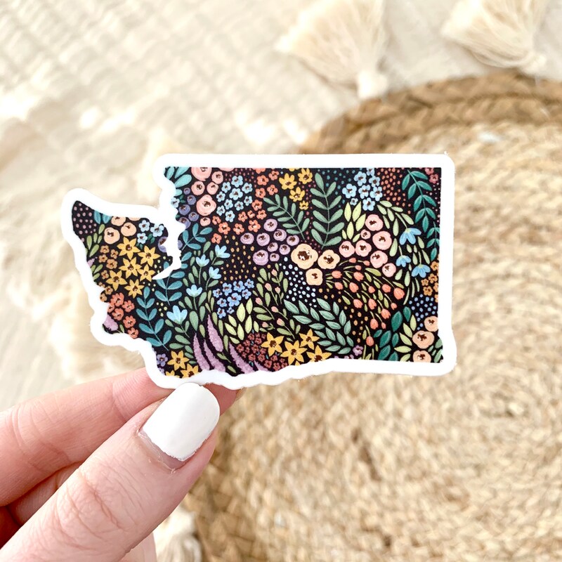 Washington State Stickers - Etsy