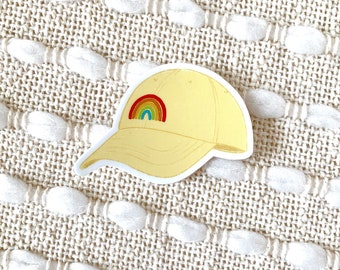 Baseball Hat Sticker - Etsy