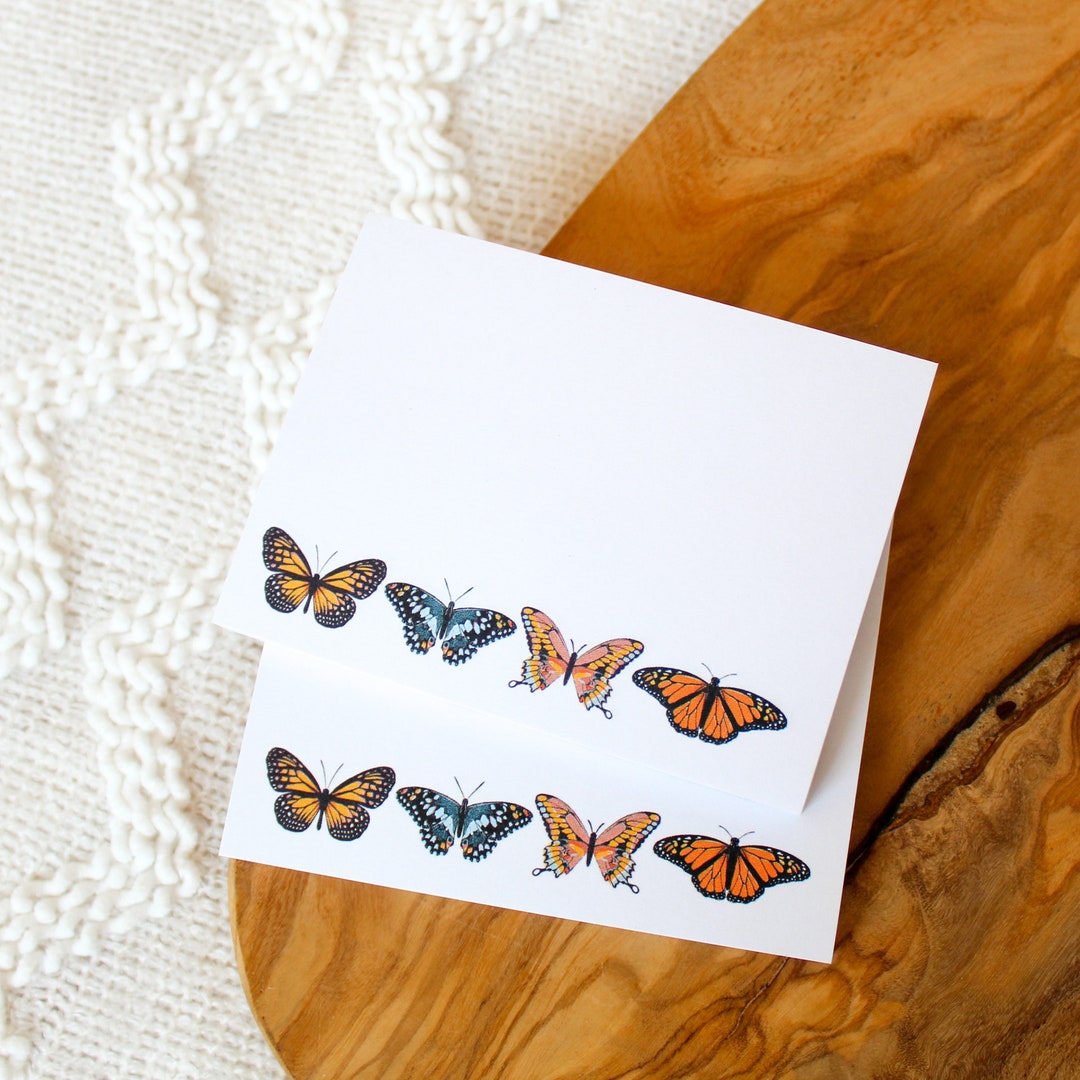 Butterfly Sticky Notes, Pack of 2, 4x3 In. - Etsy