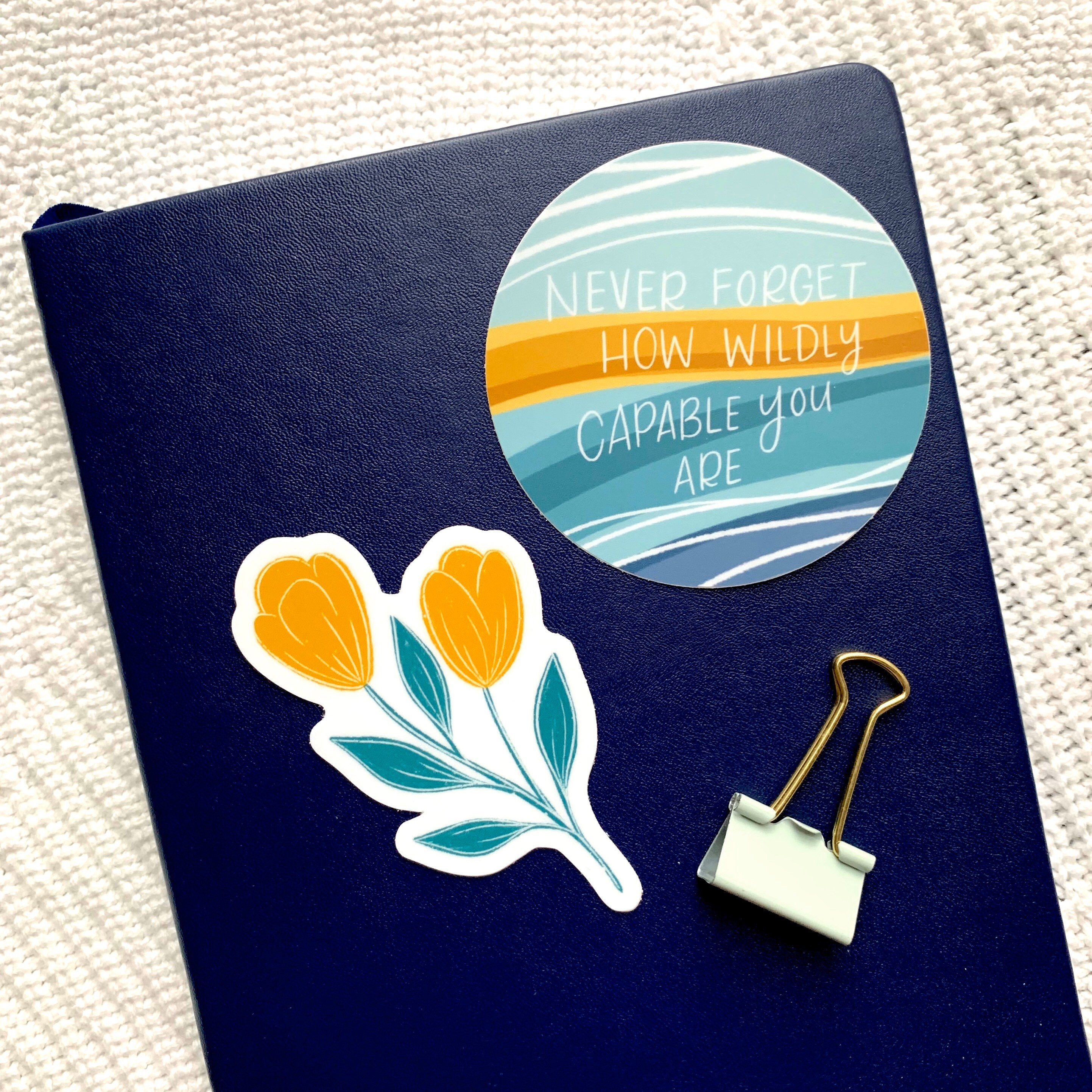 Circle Never Forget How Wildly Capable You Are Sticker 3x3 In. - Etsy