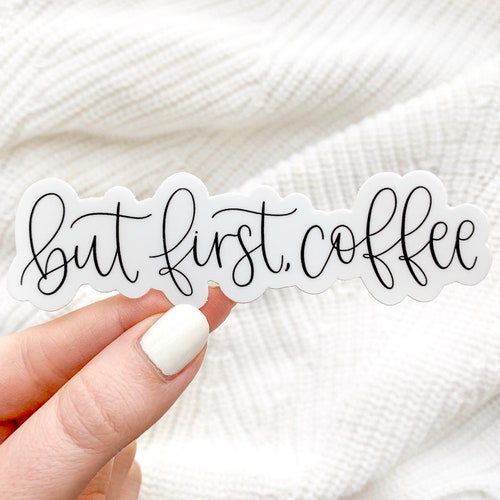 But First Coffee Wall Decal Vinyl Wall Words Custom Home - Etsy