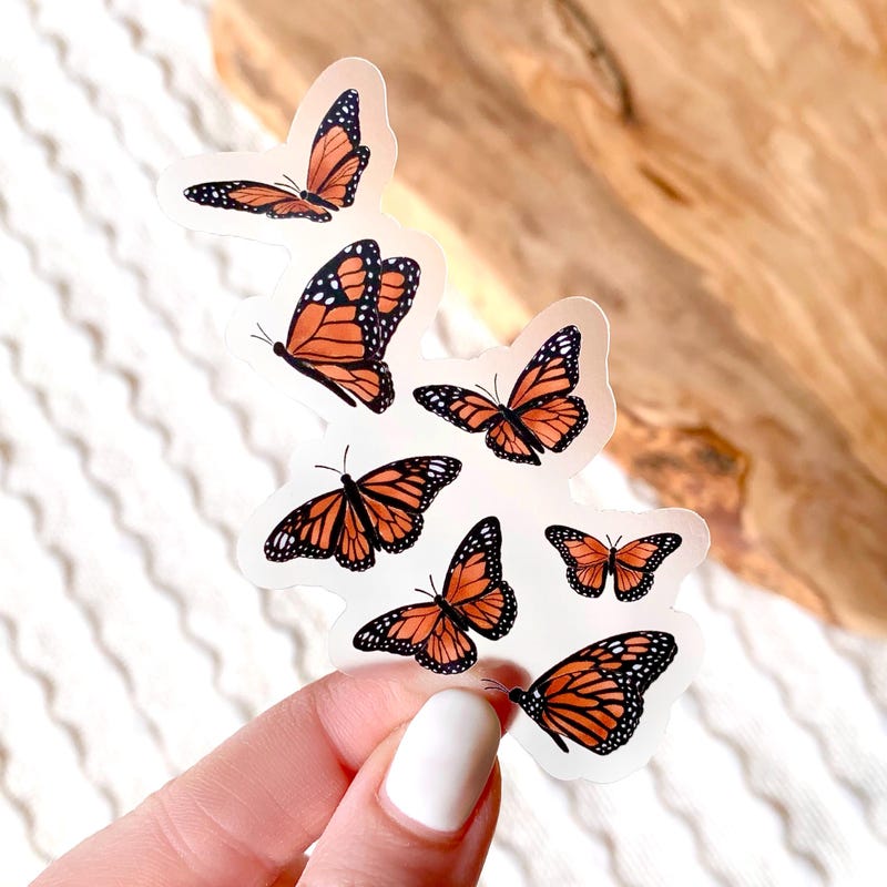 Butterfly Stickers - Etsy