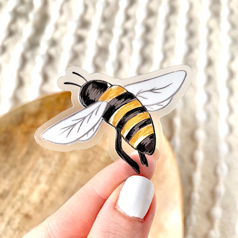 Bee Sticker - Etsy