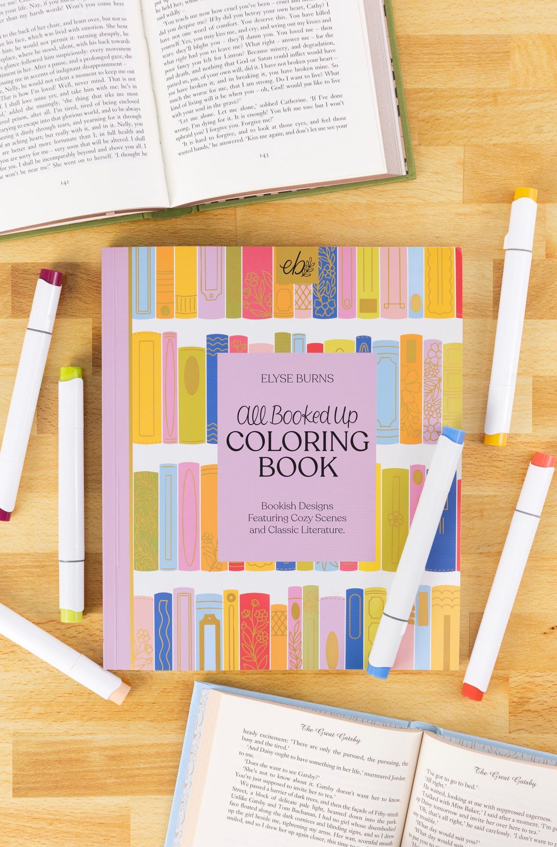 All Booked up Coloring Book, Adult Coloring Book, Calming, Activity ...
