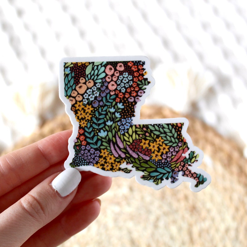 Louisiana Home Decal - Etsy
