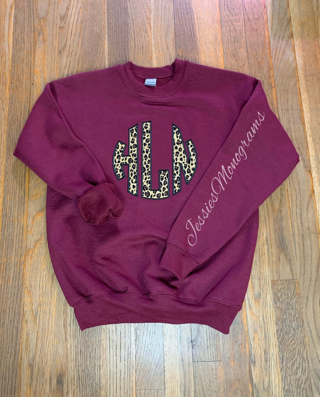 Monogram Sweatshirt Monogram Sweatshirts Crew Neck - Etsy