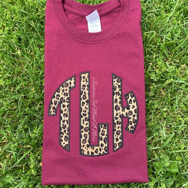 Monogram Tee - Etsy