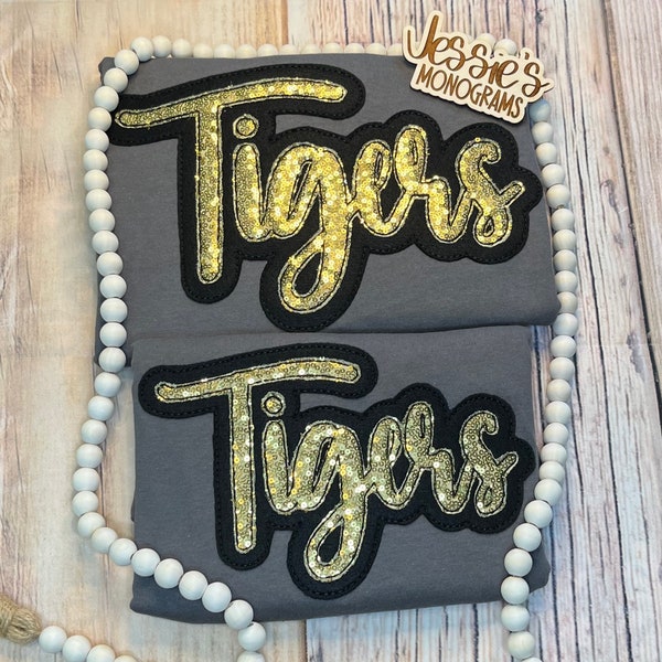 Sequin Tiger Shirt - Etsy