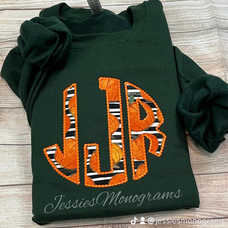 Monogram Sweatshirt - Etsy