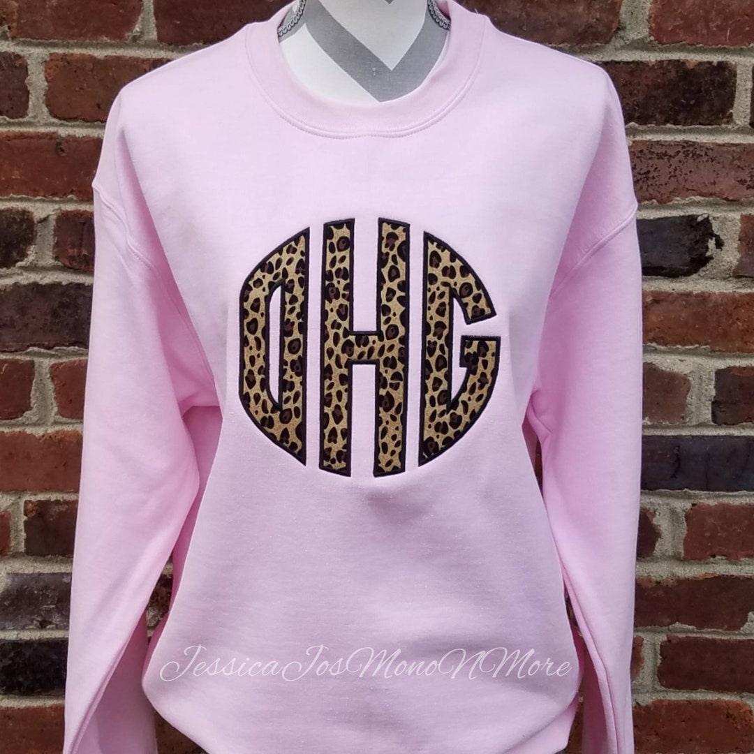 Monogram Sweatshirt, Monogram Sweatshirts, Crew Neck Sweatshirt ...