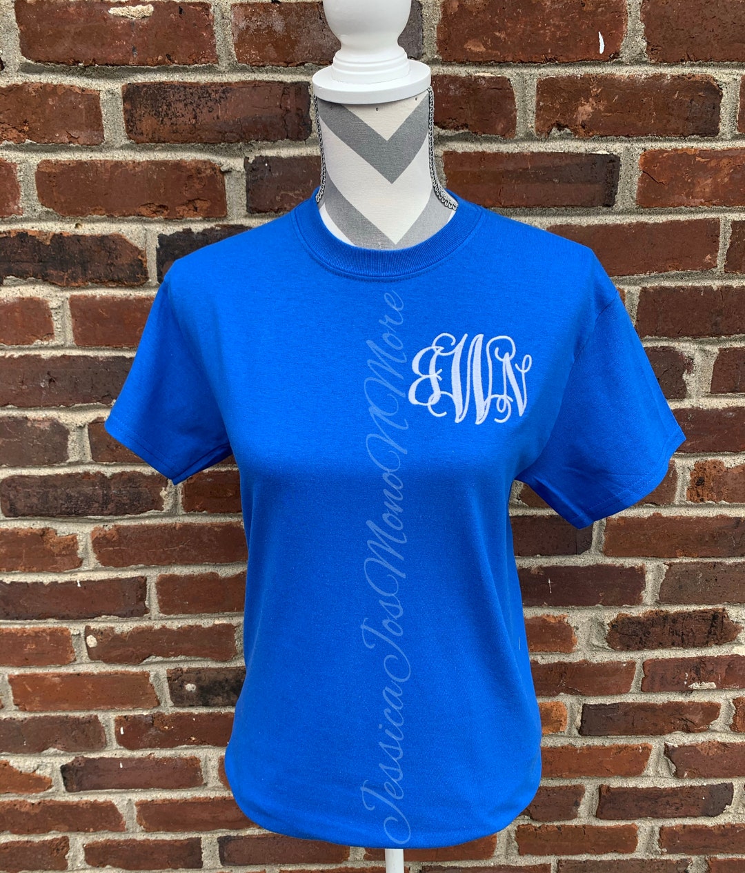 Monogram Shirt, Monogram Short Sleeve Shirt, Gift for Her, Personalized ...