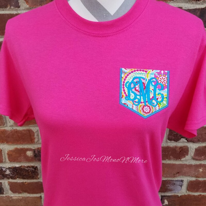 Pocket Monogram - Etsy