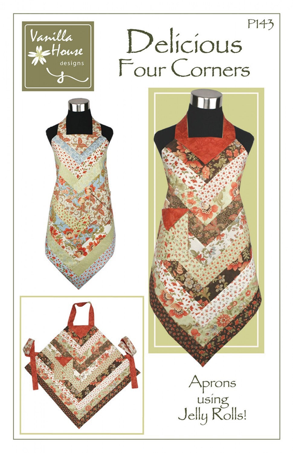 Delicious Four Corners Apron Pattern Barbara Brunson - Etsy