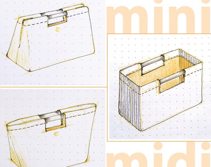 The Mini H Bag Pattern Orange Dot Quilts Dora Cary the - Etsy