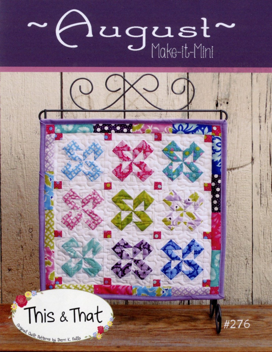 Make It Mini August Quilt Pattern - This & That - Sherri Falls - Etsy