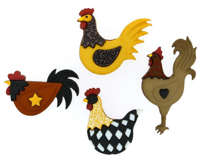 Hen House Buttons Dress It up Shank Style Buttons - Etsy