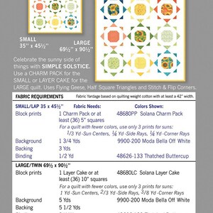 Simple Solstice Quilt Pattern Robin Pickens Charm Pack Friendly Layer Cake Friendly - Etsy