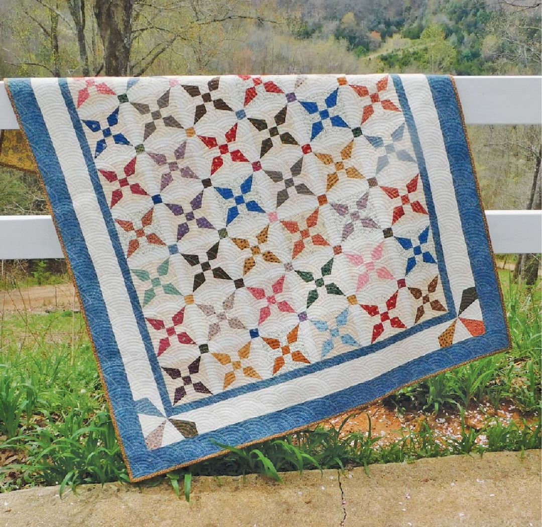 Kitty Cornered Chain Quilt Pattern - Cut Loose Press - Deb Heatherly - Etsy