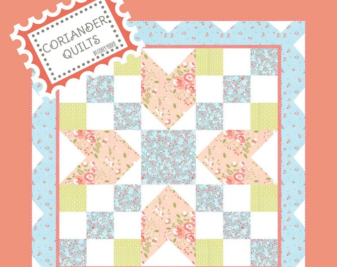 Fidget Spinner Quilt Pattern - Kelli Fannin Quilt Designs - Etsy