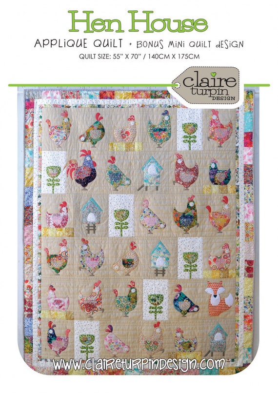 Hen House Quilt Pattern Claire Turpin Creative Abundance | Etsy