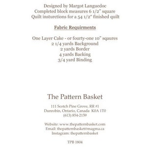 Star Drops Quilt Pattern - the Pattern Basket - Margot Languedoc ...