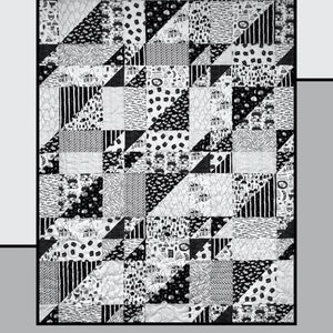 Salt N Pepper Quilt Pattern - 48” X 64” - Villa Rose - Heidi Cook ...