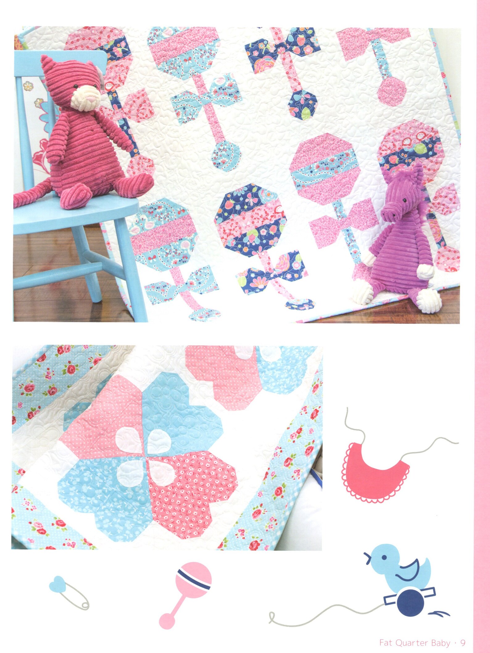 Fat Quarter Baby Its Sew Emma Fat Quarter Quilt Patterns - Etsy