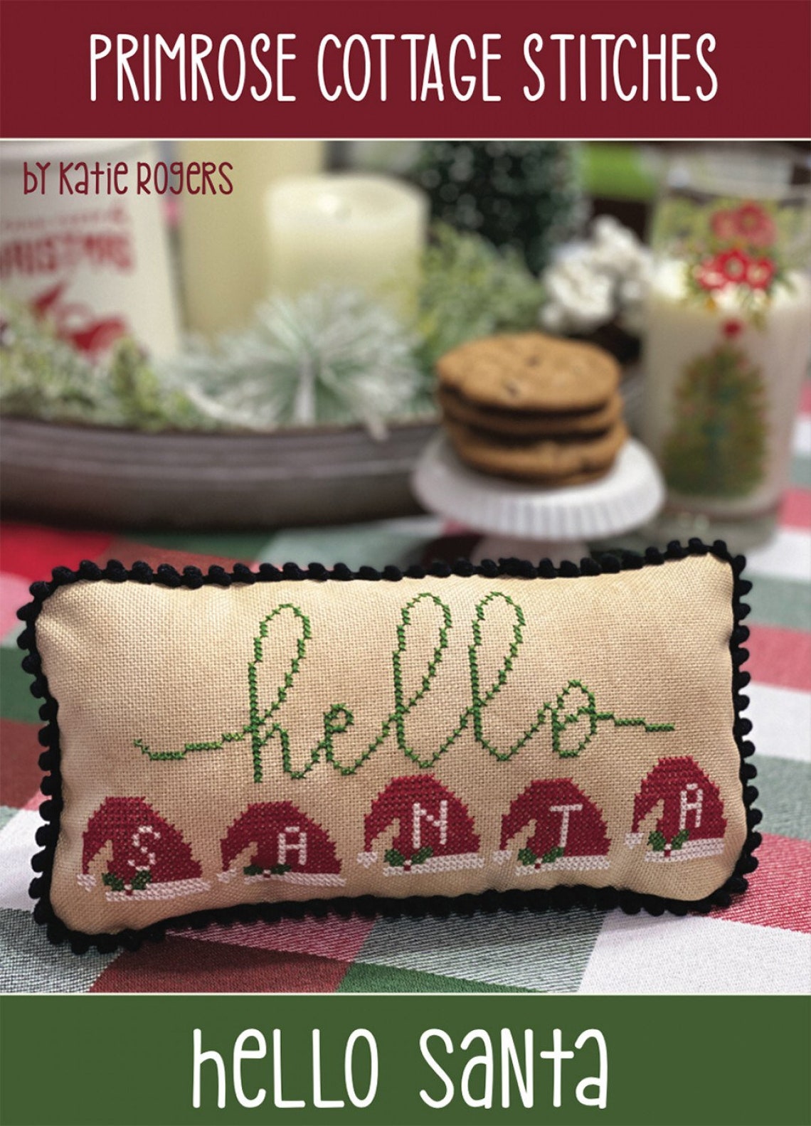 Hello Santa Cross Stitch Pattern Primrose Cottage Stitches - Etsy