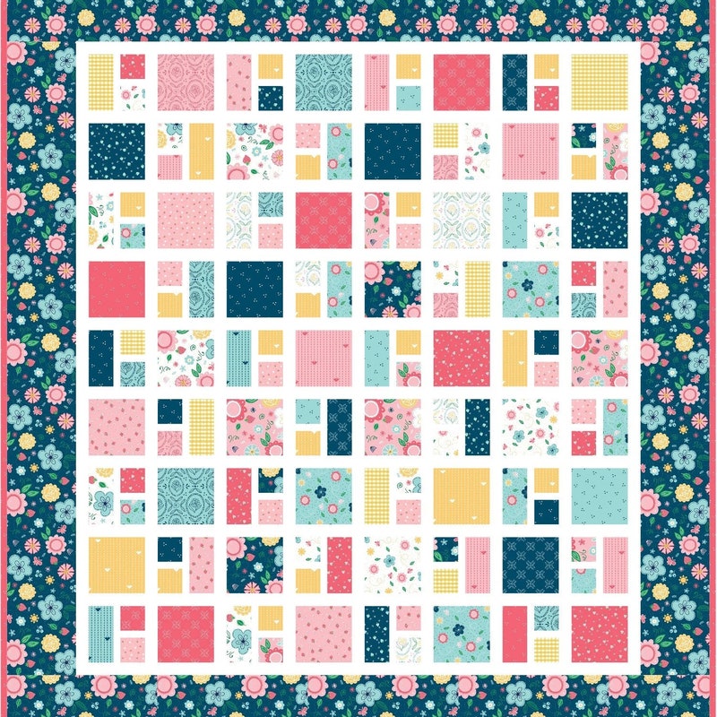 Charm Pack Quilt Pattern - Etsy