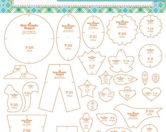 Autumn Love Sew Simple Shapes Template Set by Lori Holt - Etsy
