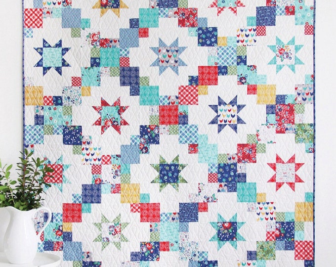 Brightly Quilt Pattern Cluck Cluck Sew Allison Harris Fat Quarter ...