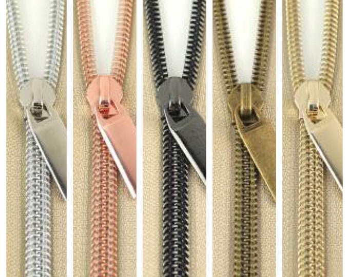 Beige Zipper Tape Sallie Tomato Zipper Choose Teeth Color - Etsy