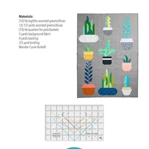 Plant Life Quilt Pattern Sew Kind of Wonderful to Be Used With the ...