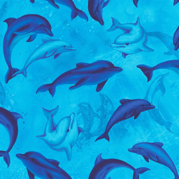 Dolphin Fabric - Etsy