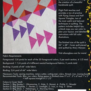 Flight Path Quilt Pattern Alison Glass 58 X 68 - Etsy