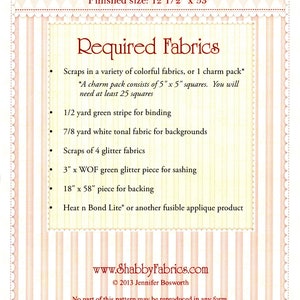 Patchwork Easter Egg Table Runner Pattern Shabby Fabrics Jennifer Bosworth Easter Table Runner ...