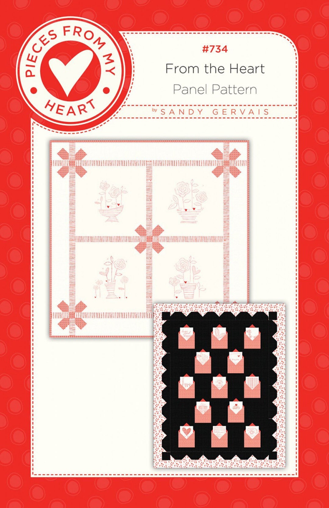 From the Heart Quilt Pattern Sandy Gervais Pieces From My Heart From ...
