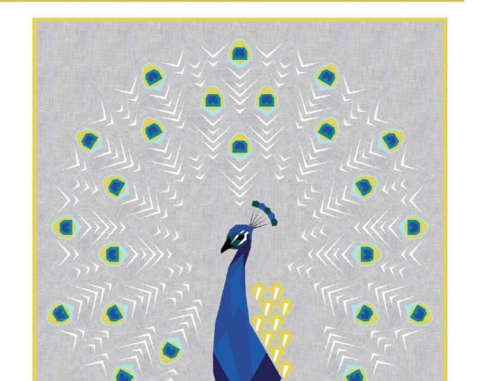 Peacock Abstractions Quilt Violet Craft Foundation Paper Piecing ...