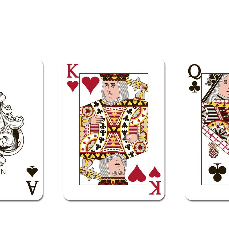 Poker Card Cutouts - Etsy