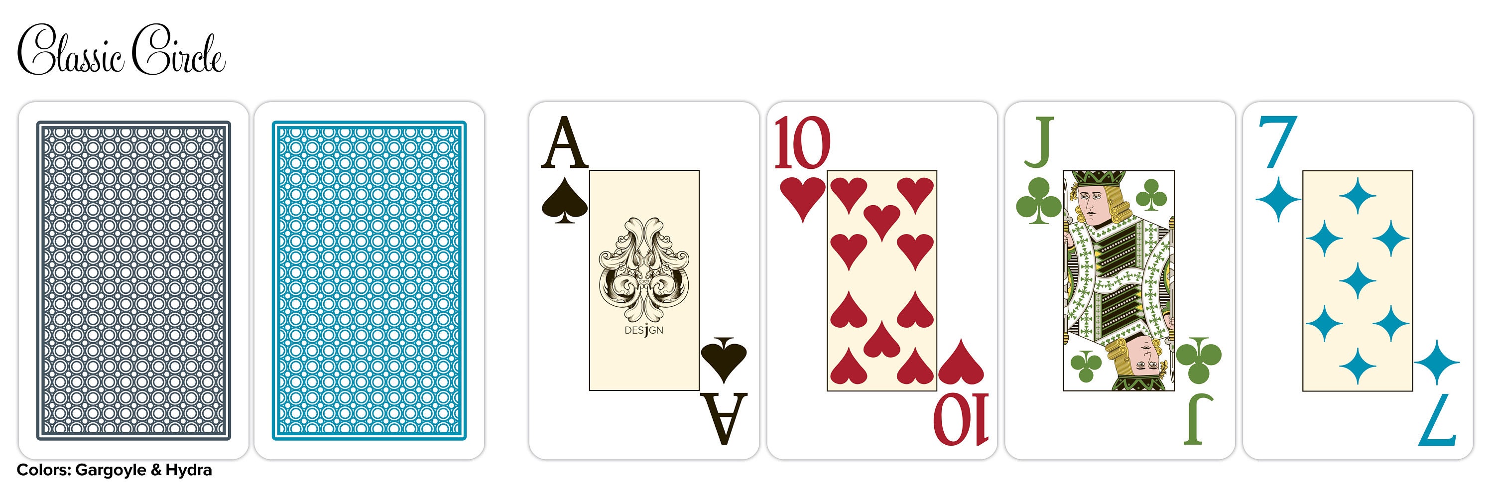 Desjgn 100% Plastic Playing Cards Bridge Size, 4-color - Etsy