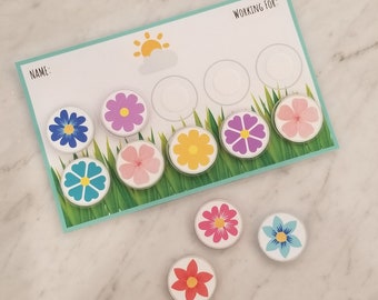 Flower Petal Reward Chart/Token Board Ready to Ship | Etsy