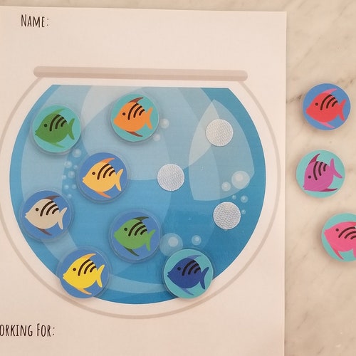 Flower Garden Reward Chart/token Board Ready to Ship - Etsy