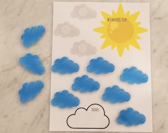 Flower Petal Reward Chart/token Board Ready to Ship | Etsy