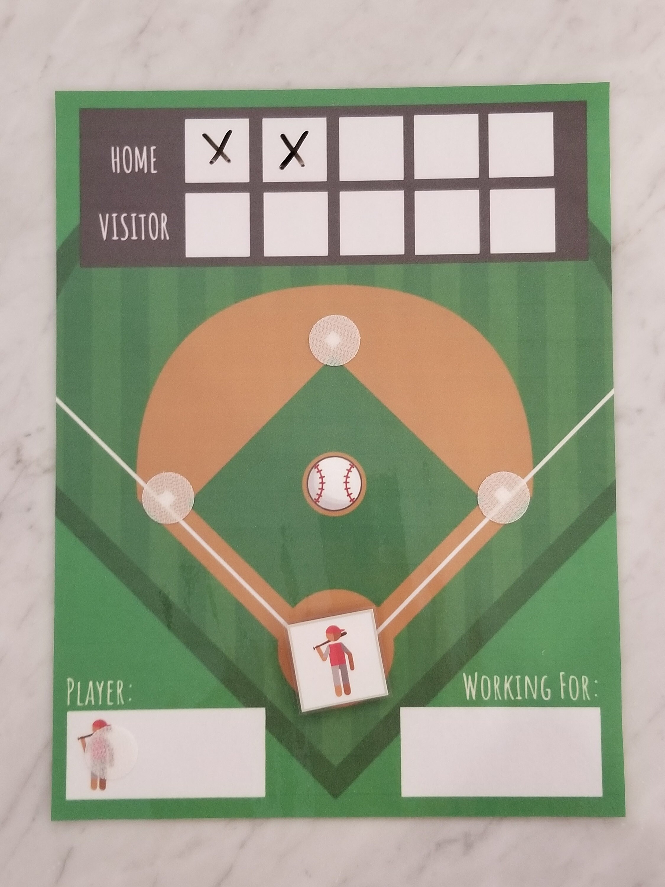Baseball Reward Chart/token Board - Ready to Ship - Etsy