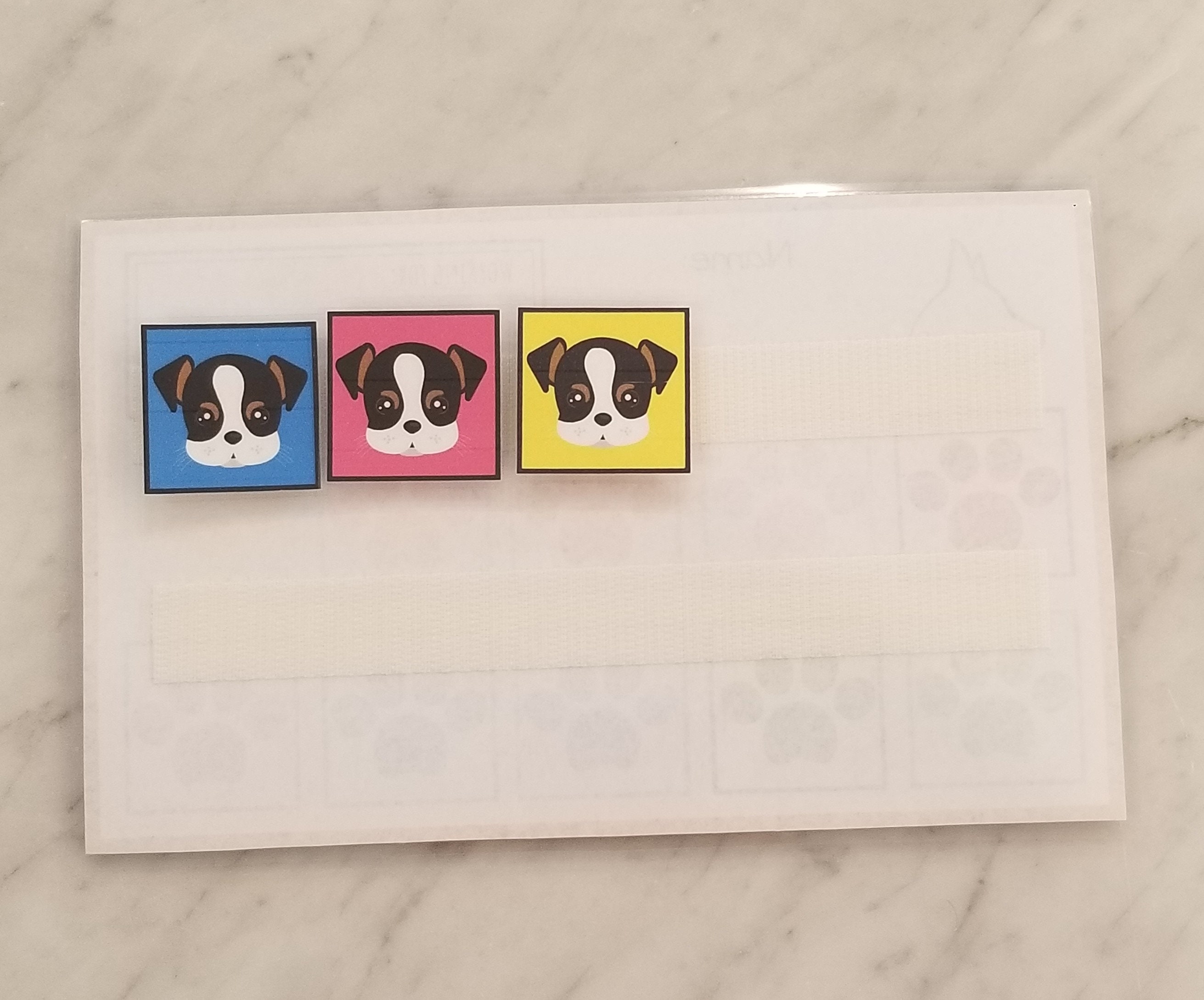 Colorful Dog Reward Chart Token Board Special Education - Etsy Hong Kong