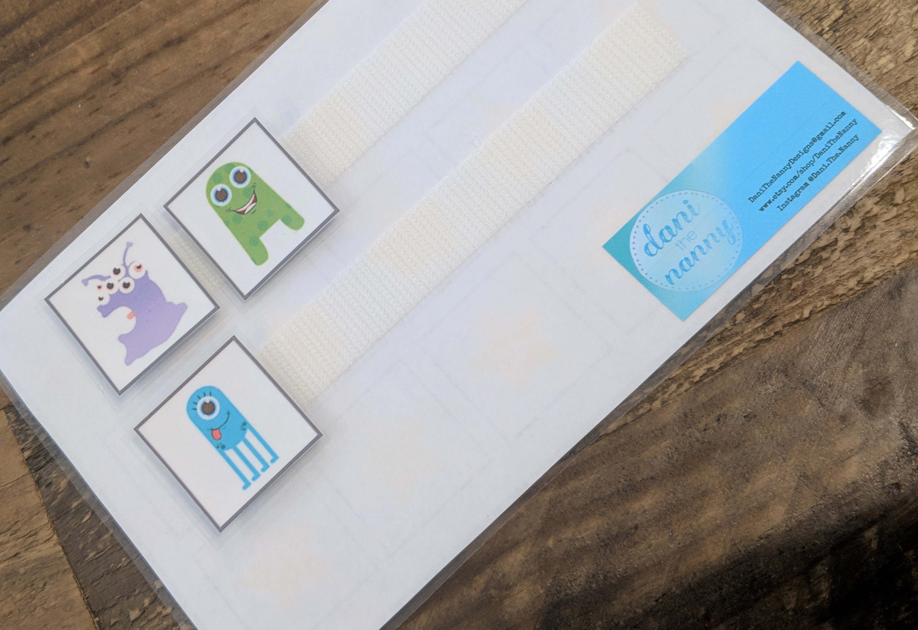 Monster/cute Monster Reward Chart, Token Board, Special Education, ABA ...