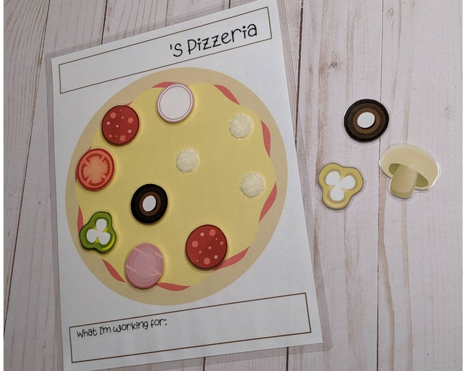 Pizza Reward Chart, Token Board, Special Education, Speech Therapy ...