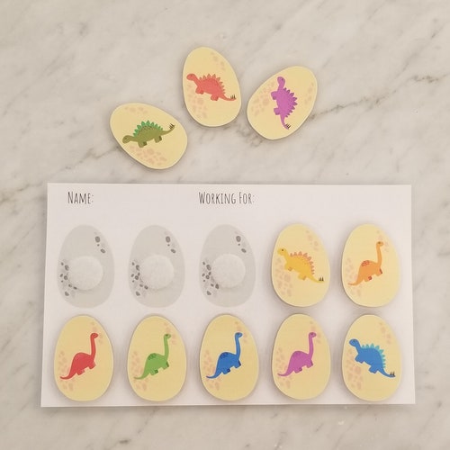 Dinosaur Reward Chart/ Token Board - Etsy Canada